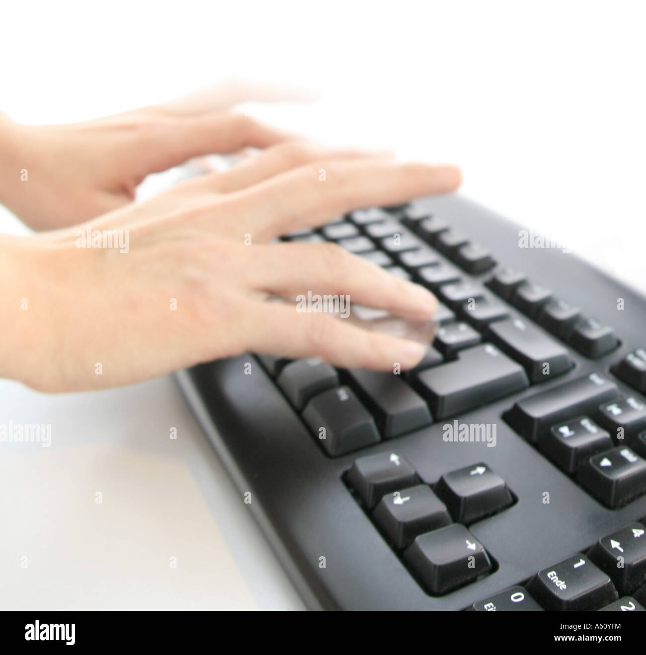 hands on a key pad Stock Photo - Alamy
