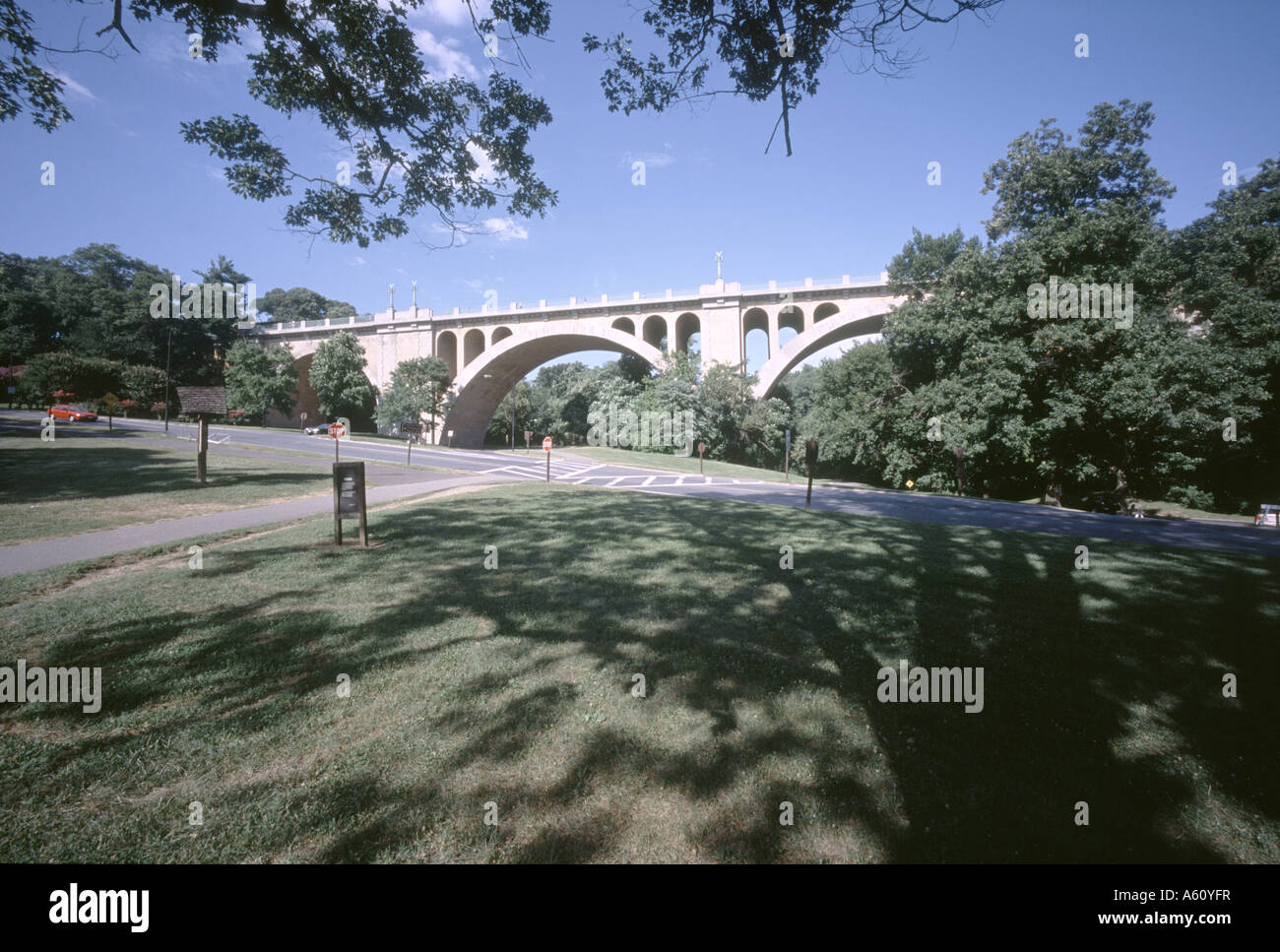 Taft Bridge over Rock Creek Park in Washington D.C Stock Photo - Alamy