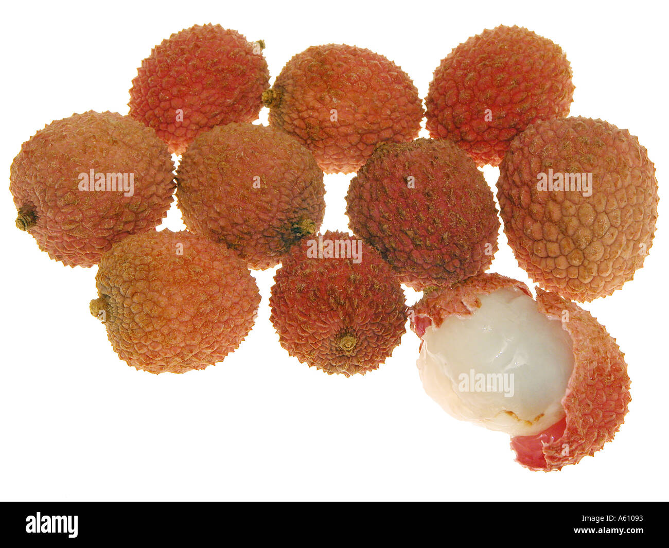 Asian fresh lichees asia cooking Stock Photo - Alamy