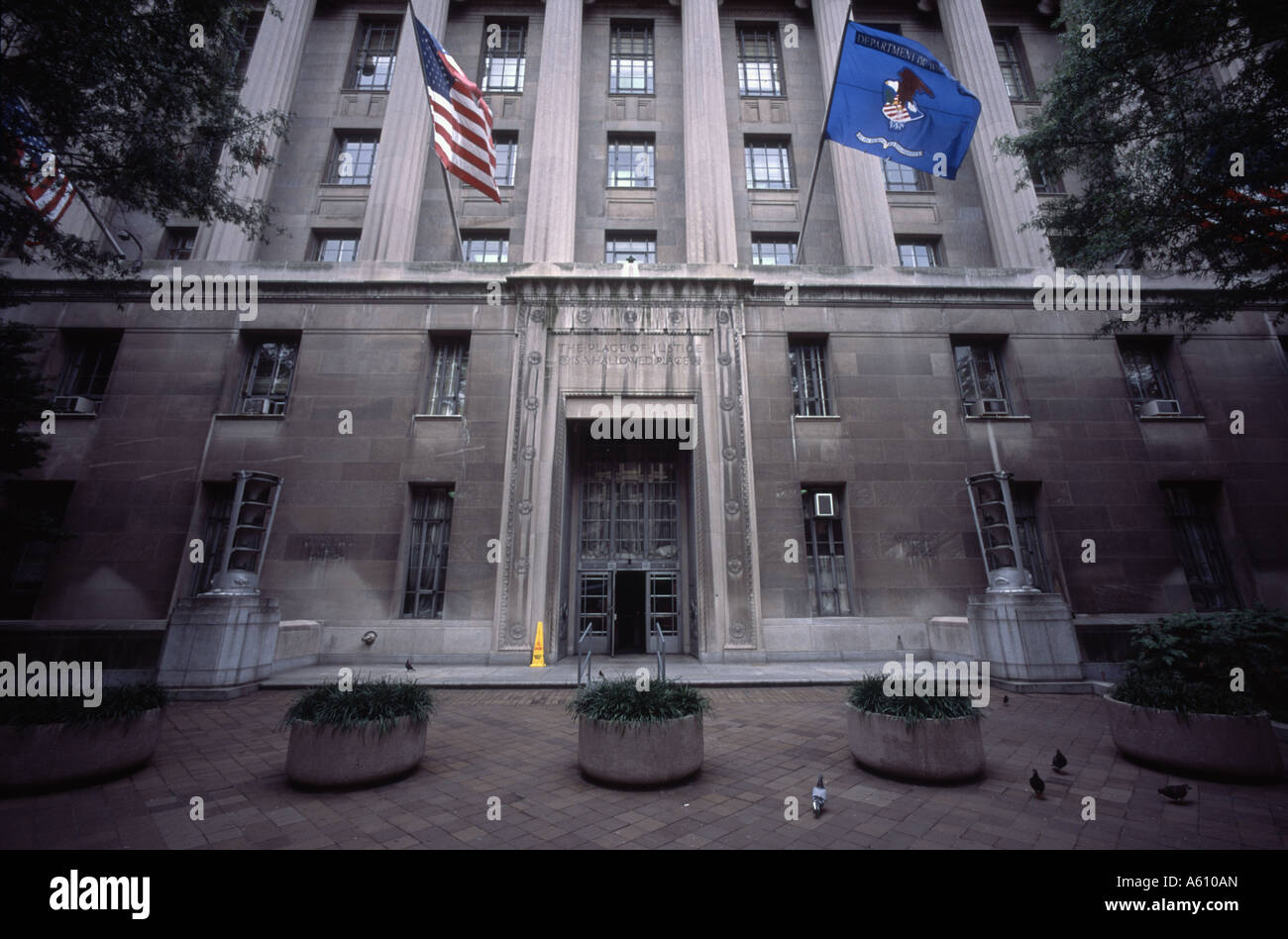 Department of Justice (DOJ) building, Washington, D.C Stock Photo - Alamy