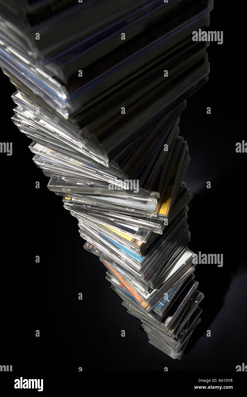 Pile Of Cd Cases