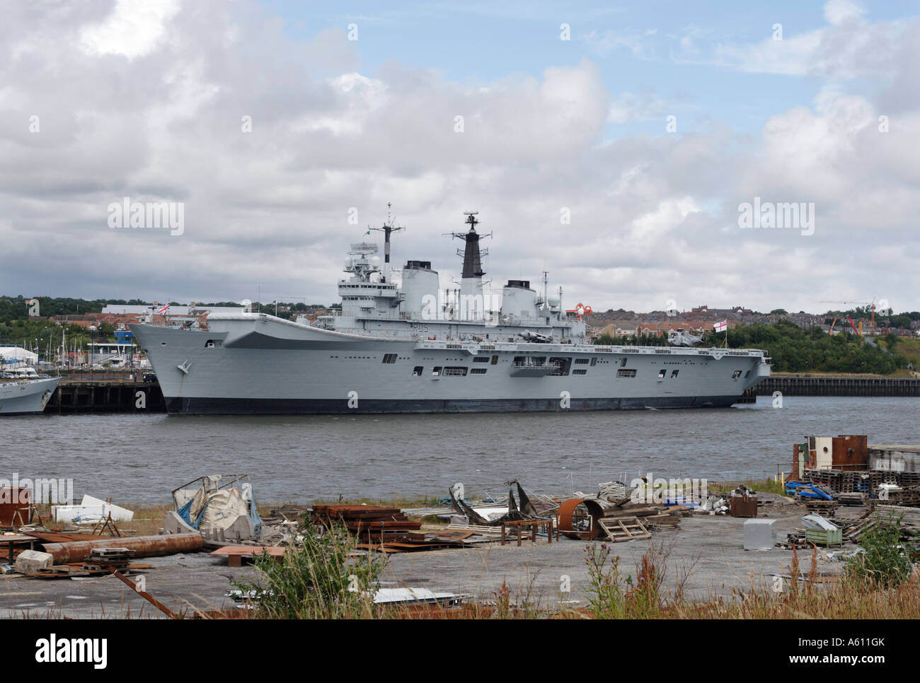 HMS Invincible, Royal Navy Aircraft Carrier Stock Photo - Alamy