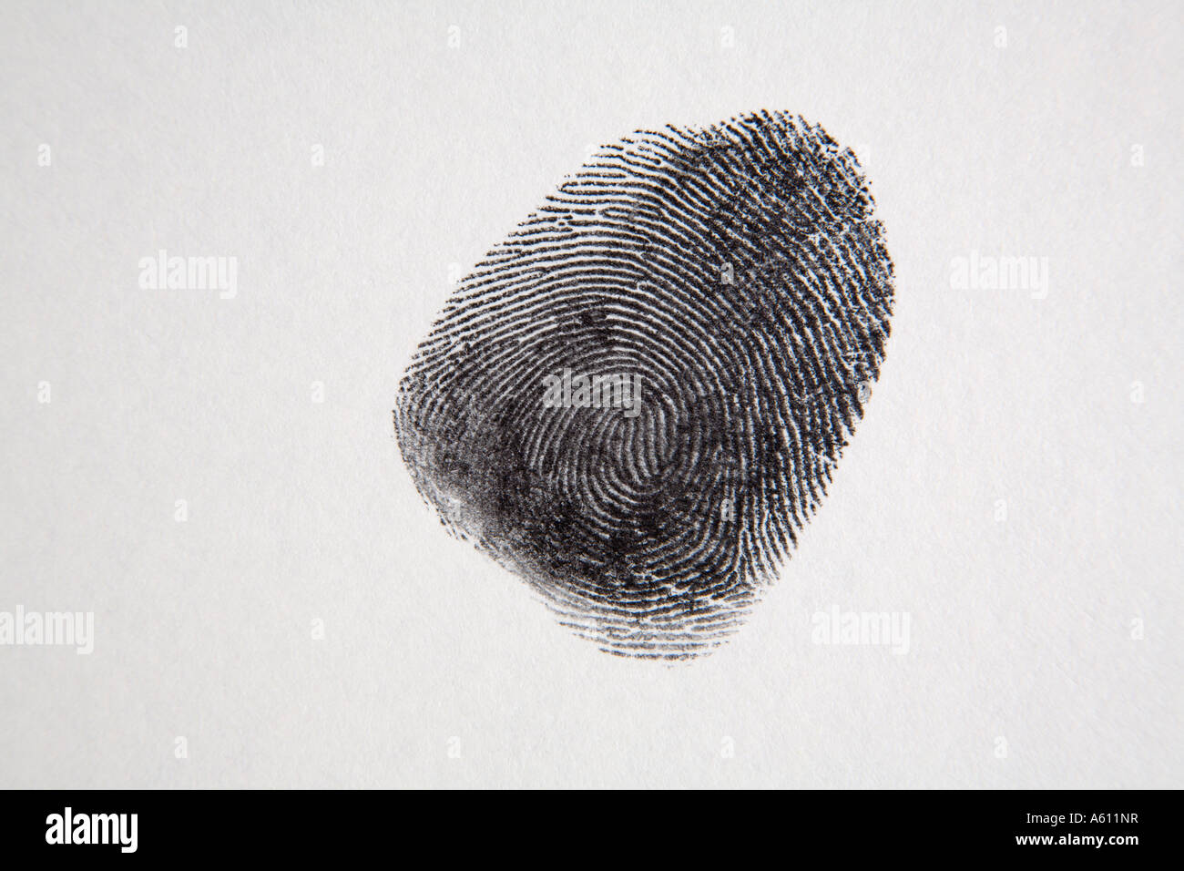 single thumb print Stock Photo - Alamy