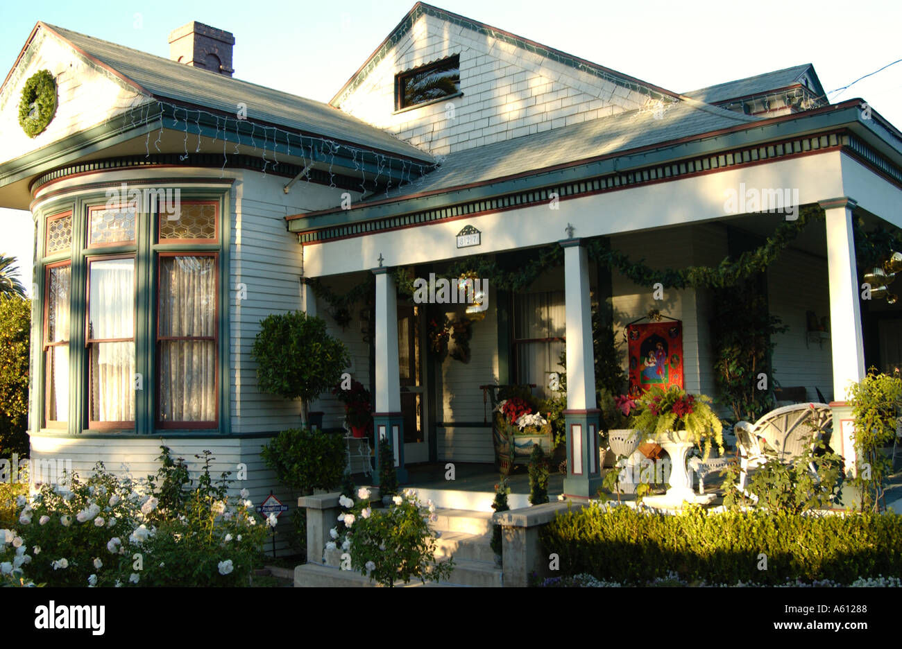 Victorian house with many details Stock Photo - Alamy