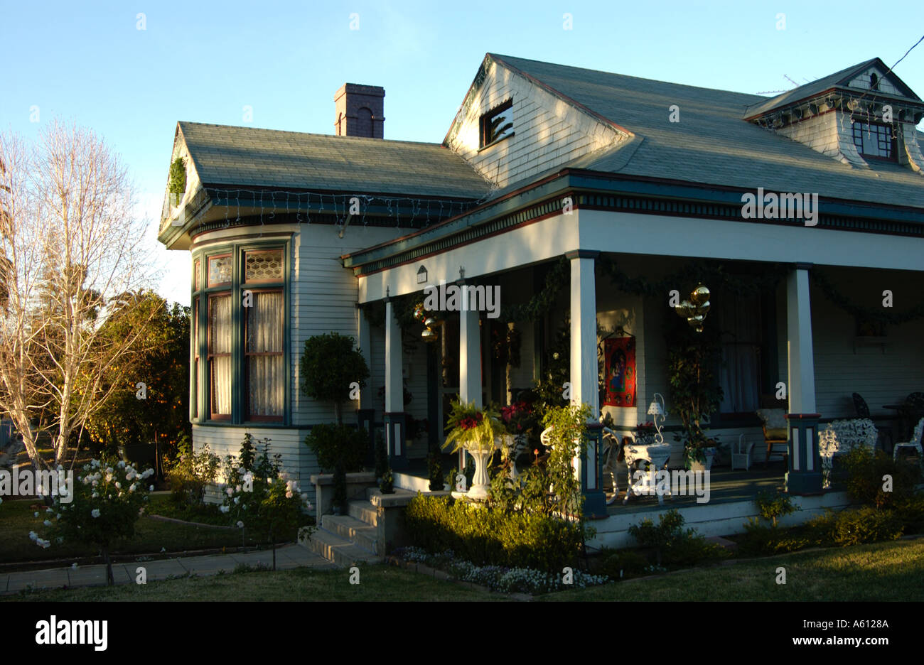 Victorian house with many details Stock Photo - Alamy