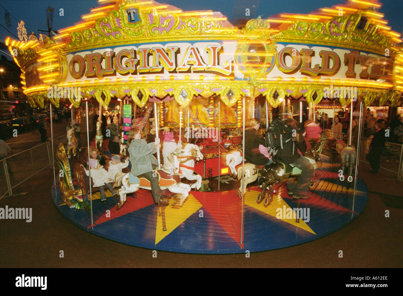 Merry Go Round Glasgow Scotland Stock Photo - Alamy