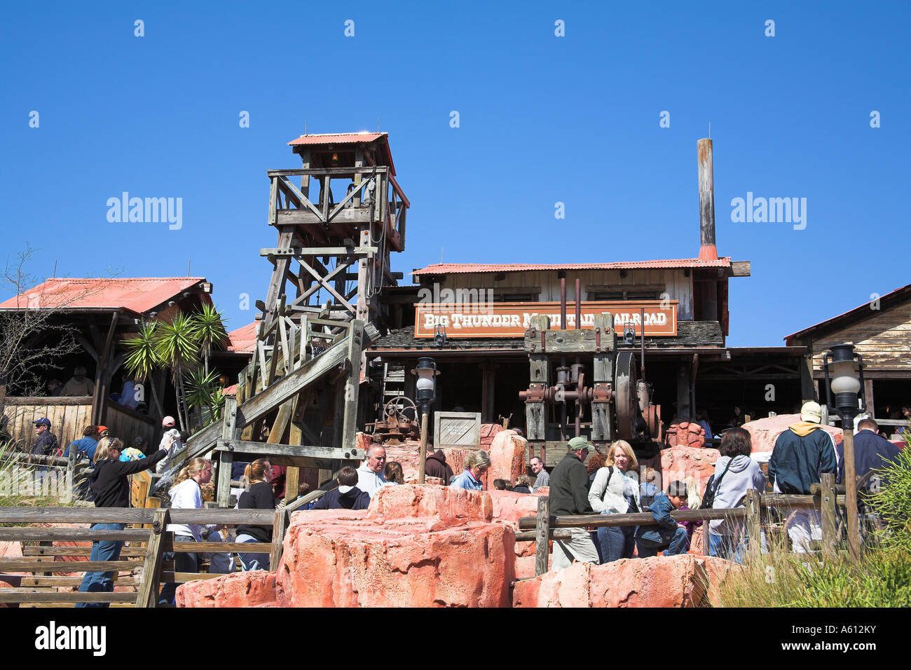Big Thunder Mountain Railroad ride, Frontierland, Magic Kingdom, Disney ...
