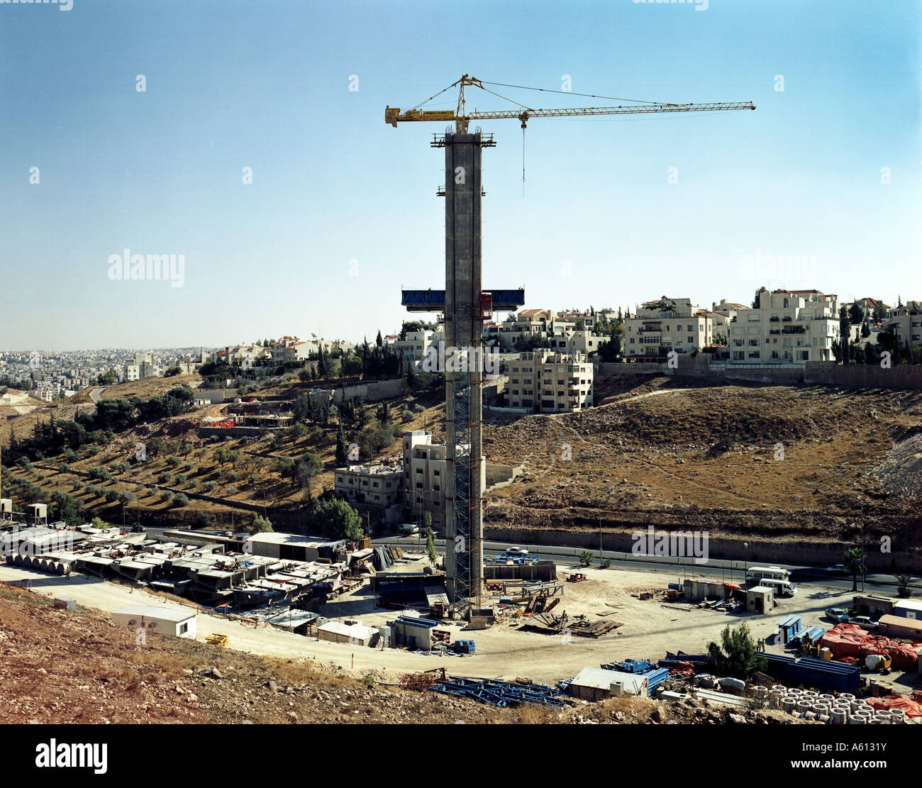 Amman, 4th circle bridge Stock Photo - Alamy