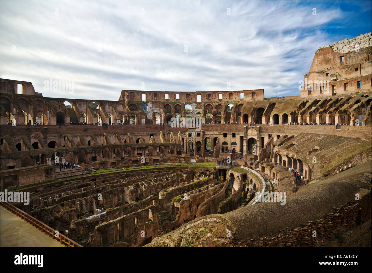Interior of the Colosseum Rome Italy Stock Photo - Alamy