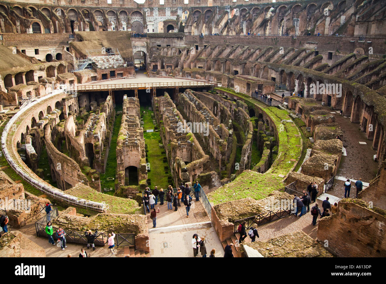 Interior of the Colosseum Rome Italy Stock Photo - Alamy