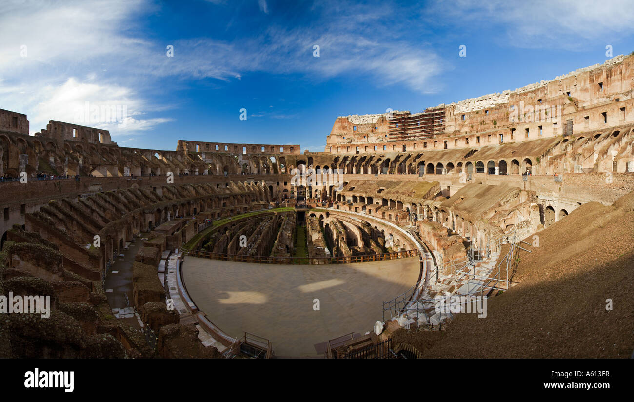 Interior of the Colosseum Rome Italy Stock Photo - Alamy