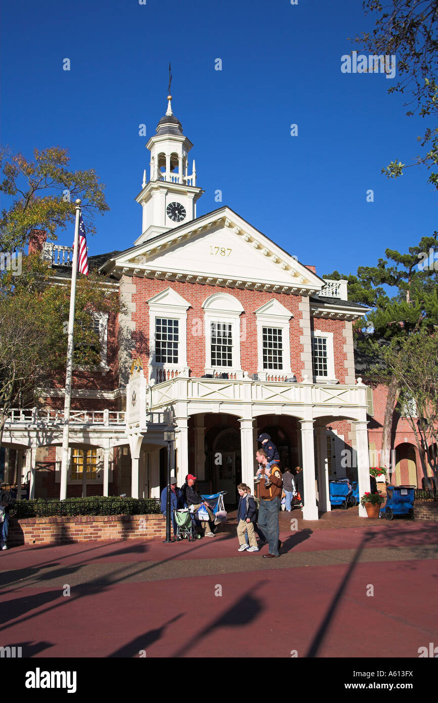 The Hall of Presidents, Liberty Square, Magic Kingdom, Disney World ...