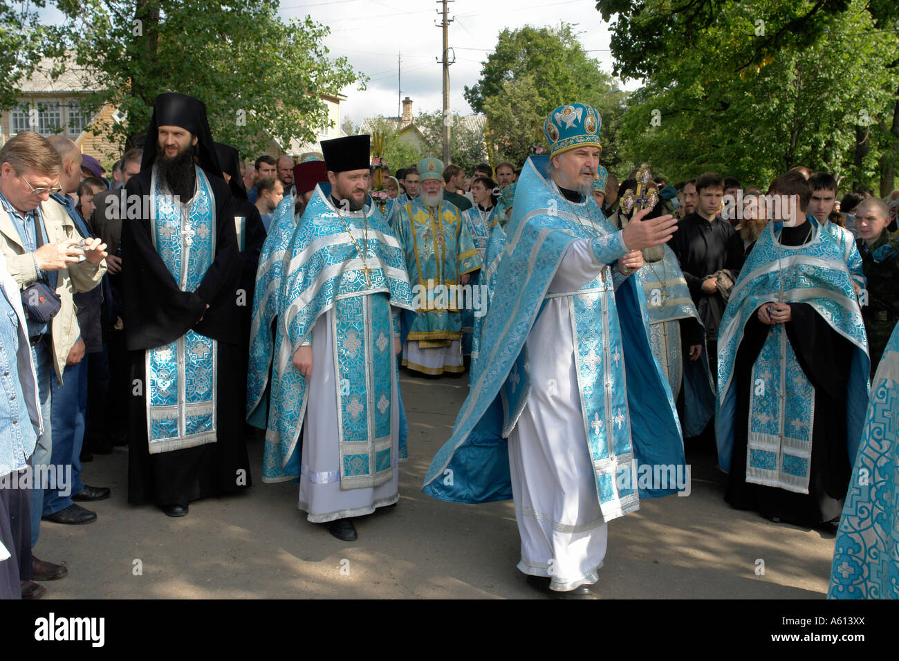 Painet jj1879 russia pilgrims clergy circumambulating monastery annual ...