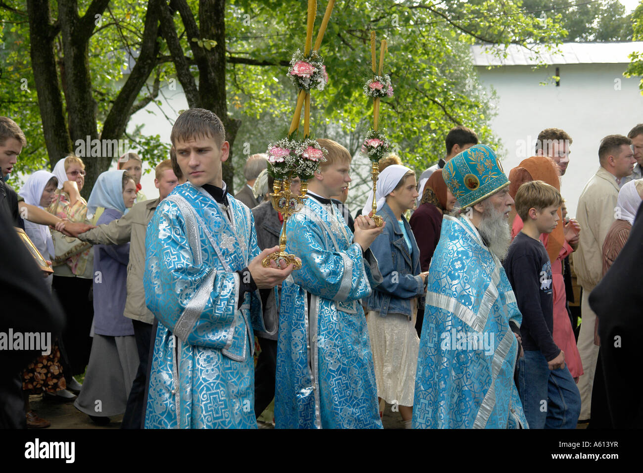 Painet jj1881 russia pilgrims clergy circumambulating monastery annual ...