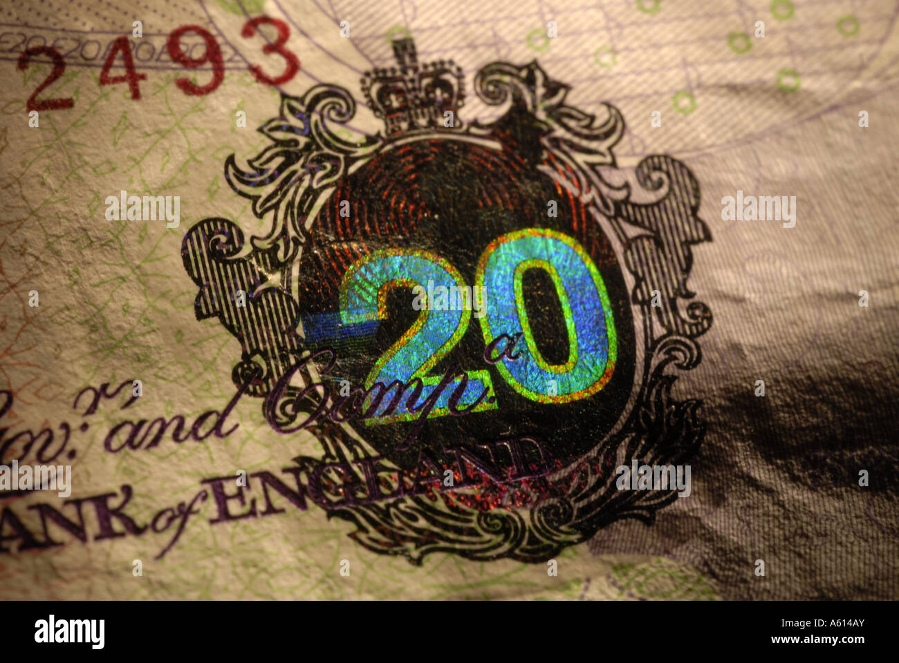 twenty pound note Stock Photo - Alamy