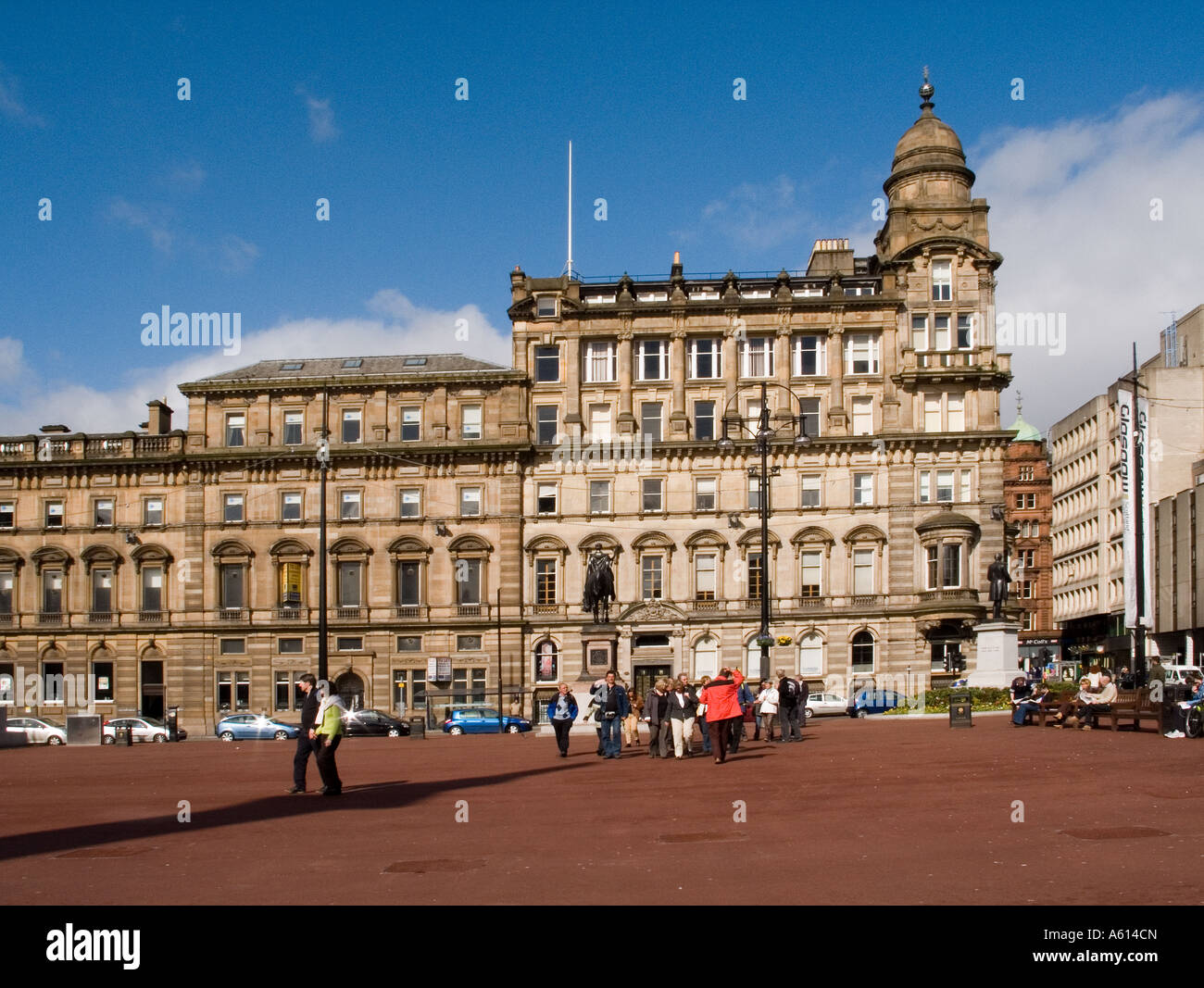 GEORGE SQUARE GLASGOW SCOTLAND Stock Photo - Alamy