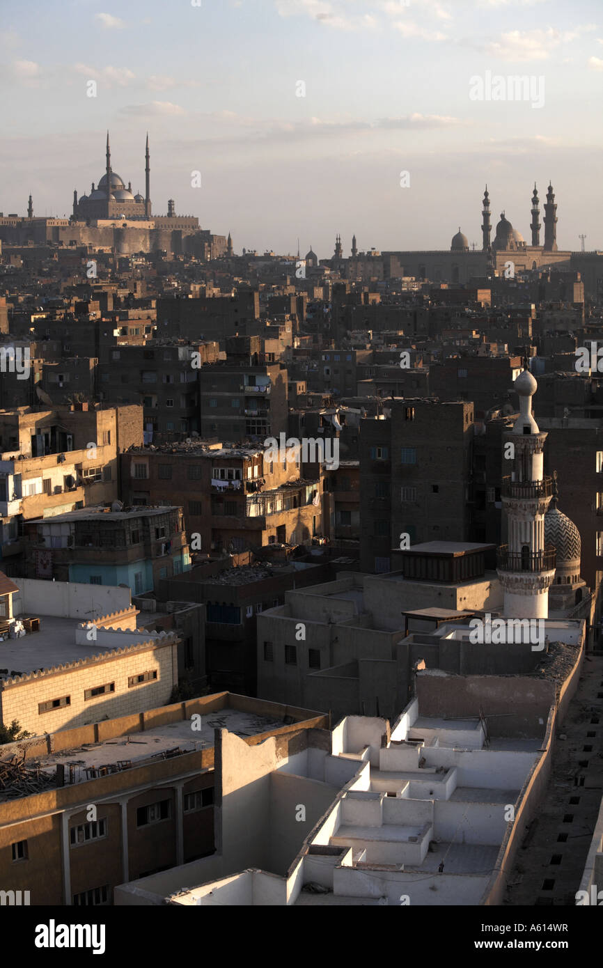 Overlooking the Citadel, Cairo, Egypt Stock Photo - Alamy