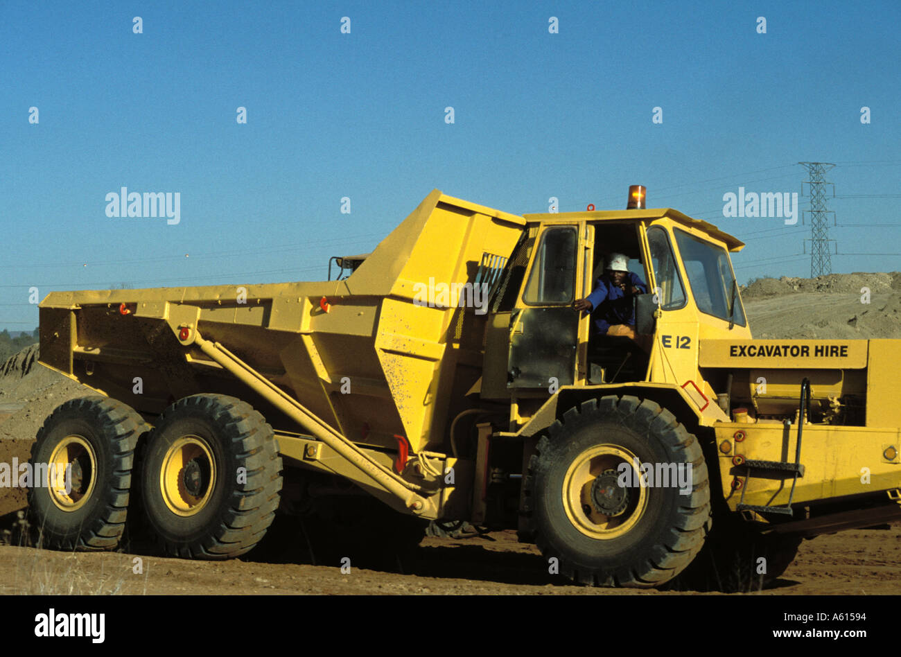 Earth moving vehicle Stock Photo - Alamy