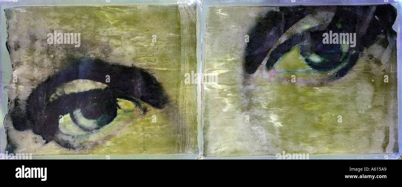 eyes concepts polaroid seeing viewing thinking looking face close up ...