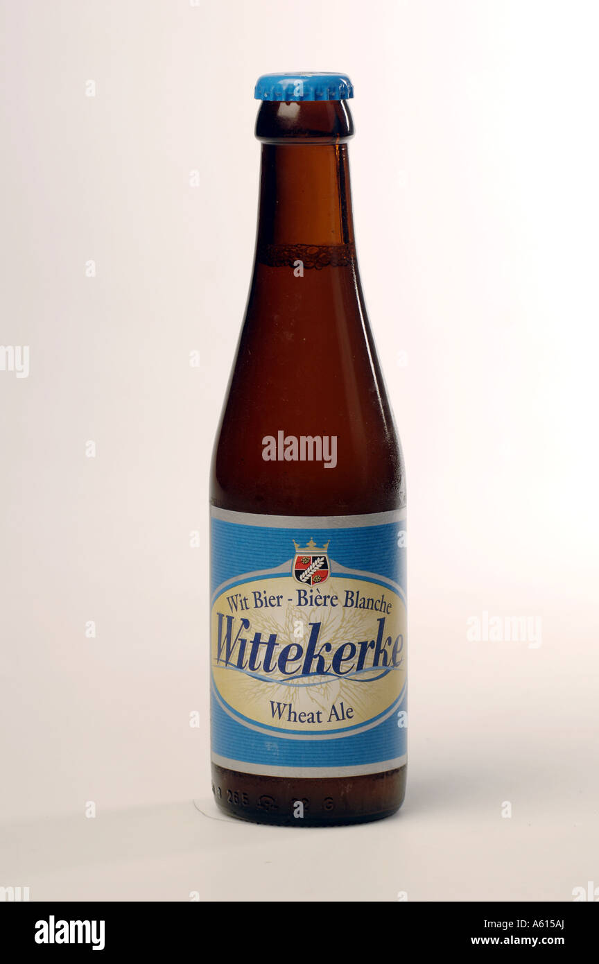 Bottle of Wittekerke wheat beer Belgium Stock Photo - Alamy