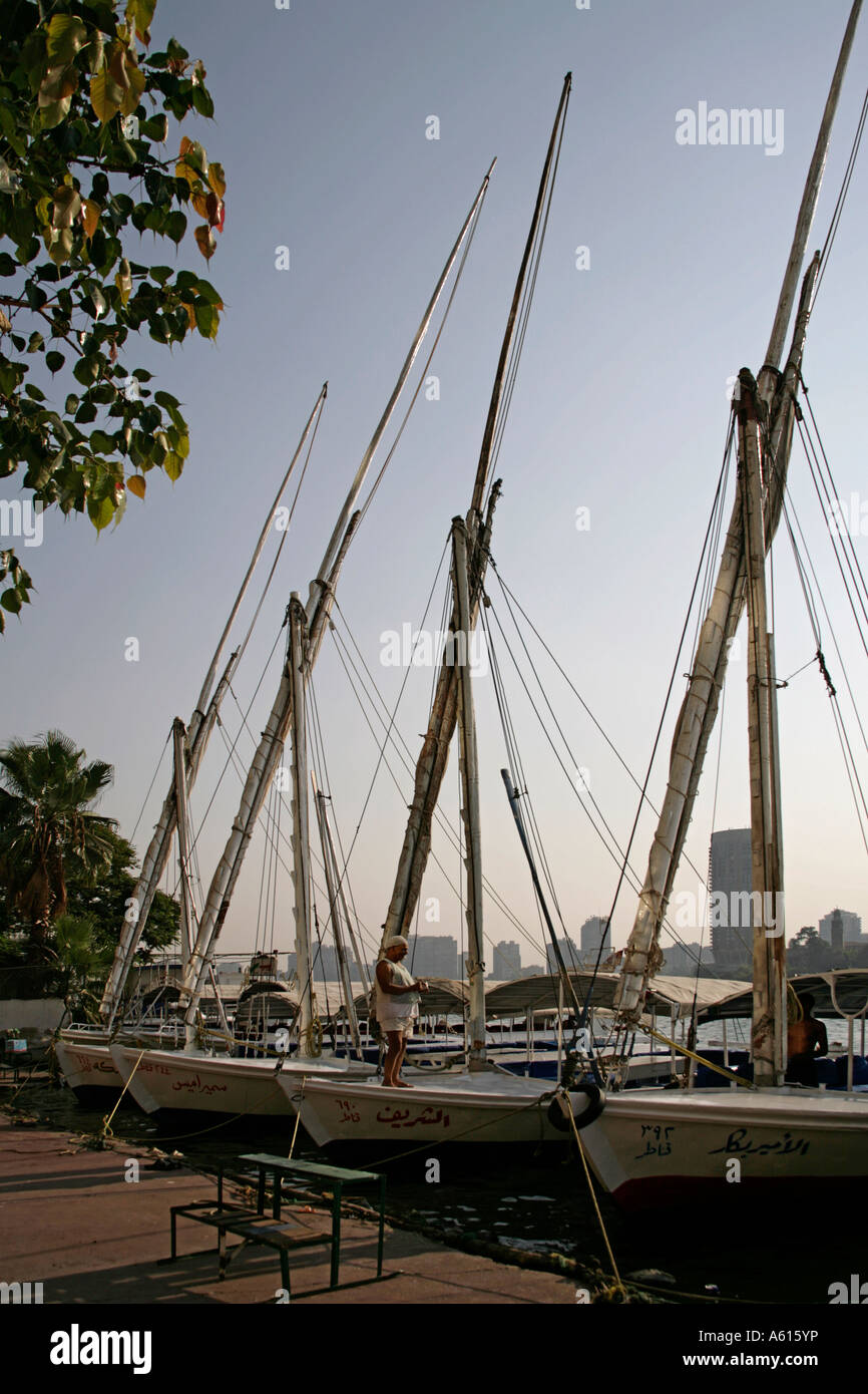 Feluccas use one or two lateen sails hi-res stock photography and ...