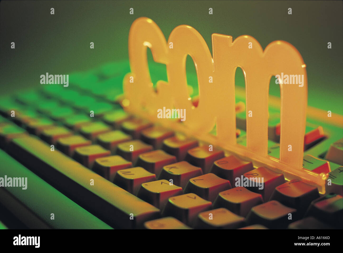 Dot Com and Computer Keyboard Stock Photo - Alamy
