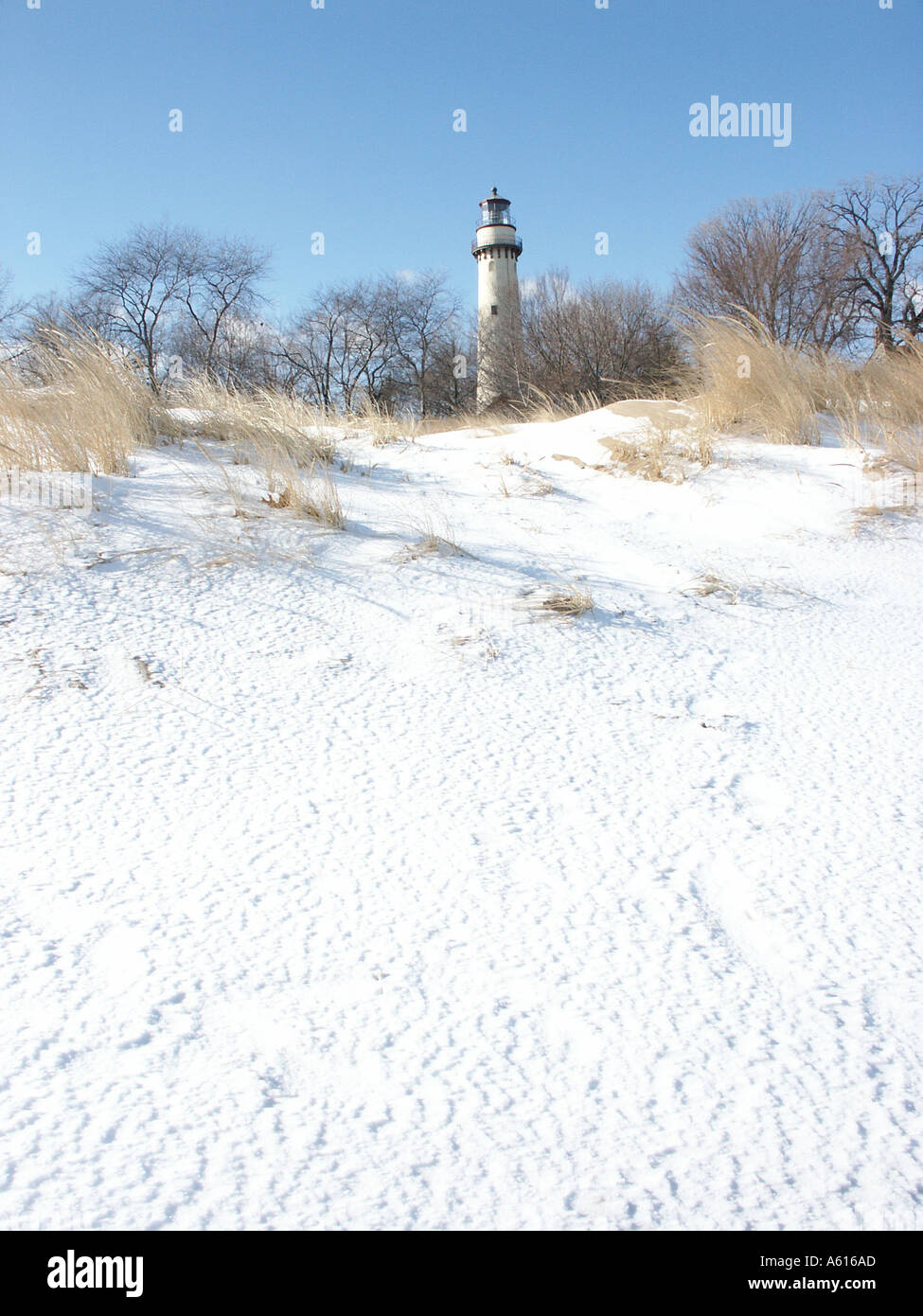 Gross Point Lighthouse in Evanston Illinois Stock Photo - Alamy