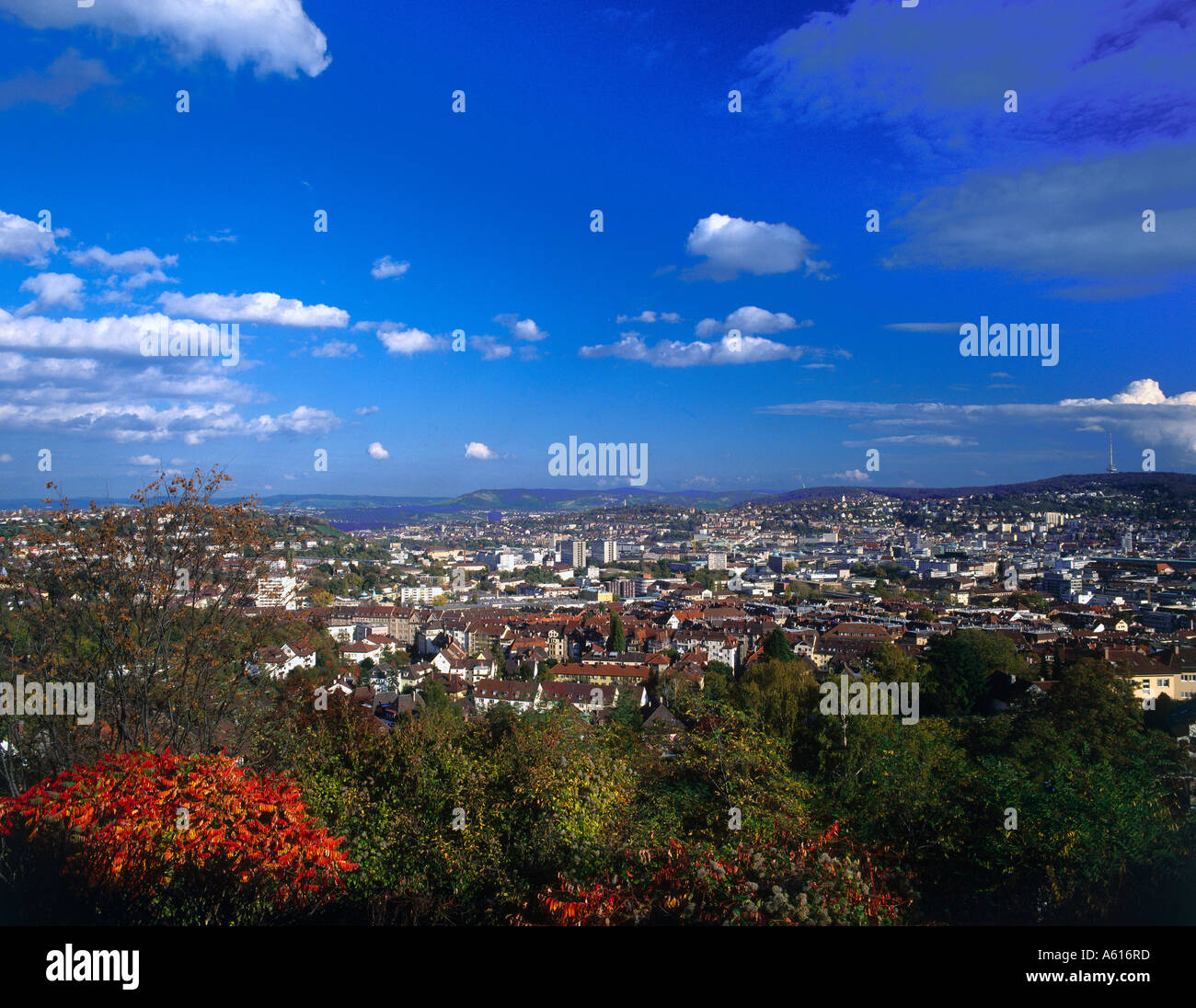 Stuttgart aerial view hi-res stock photography and images - Alamy