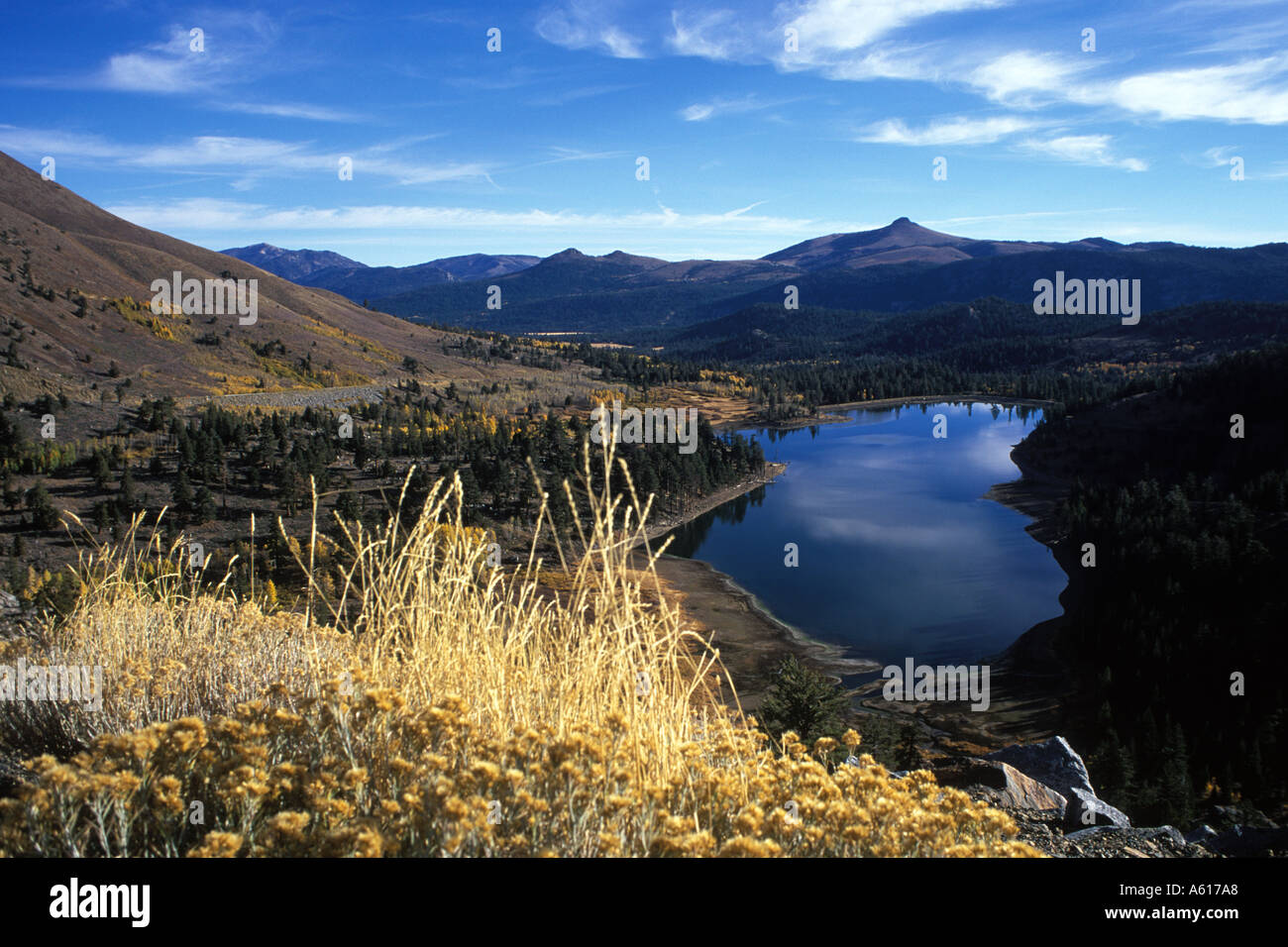 Red Lake and Red Lake Peak Stock Photo - Alamy