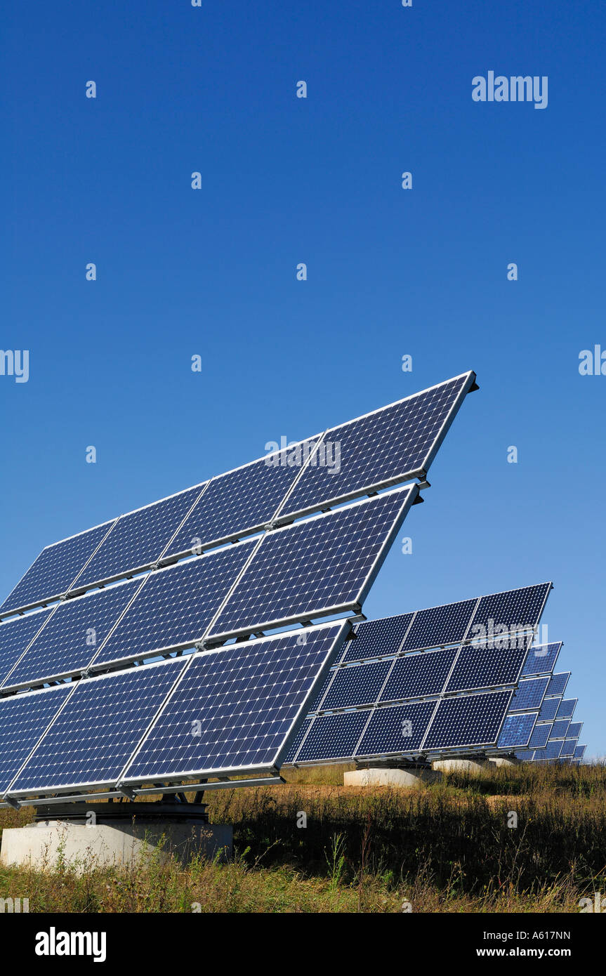 Photovoltaic plant for energy generation Stock Photo - Alamy