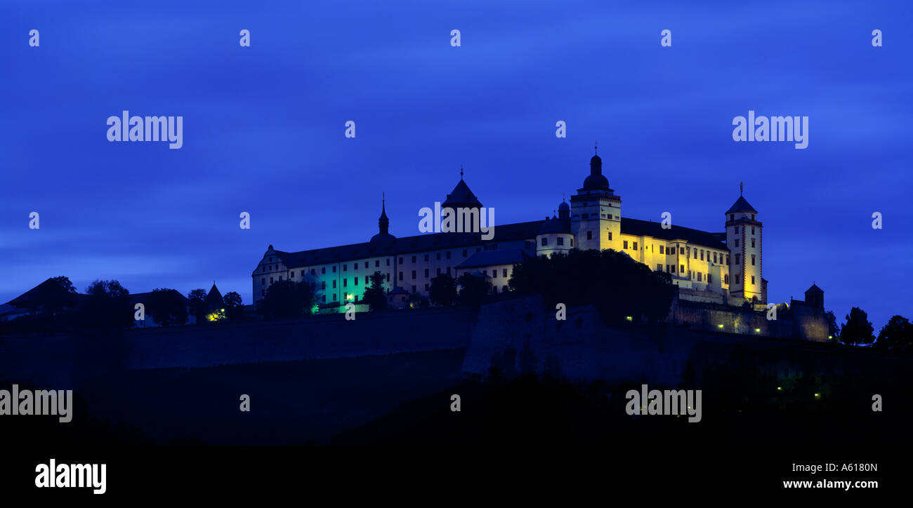 Festung Marienberg, Wuerzburg, Lower Franconia, Bavaria, Germany Stock ...