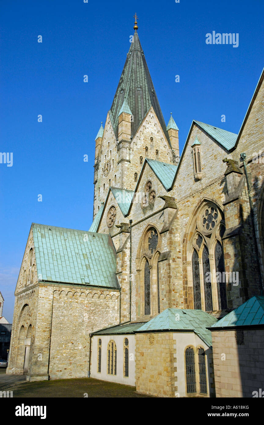 Cathedral St. Liborius, Paderborn, North Rhine-Westphalia, Germany ...