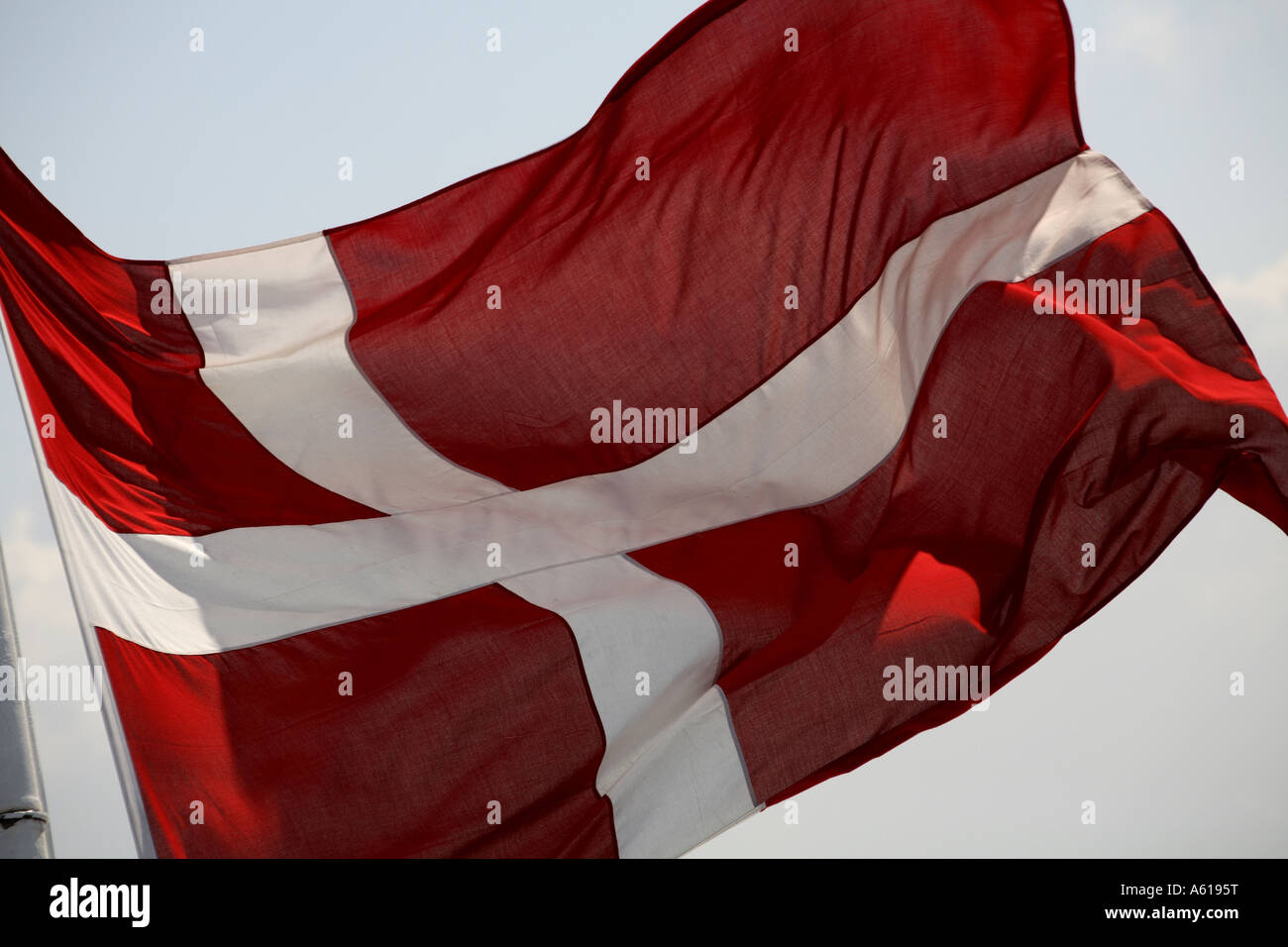 Flag of Denmark Stock Photo - Alamy