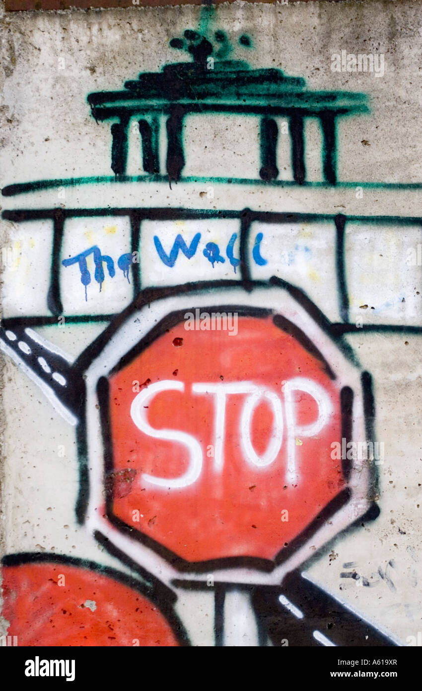 Stop sign graffiti hi-res stock photography and images - Alamy