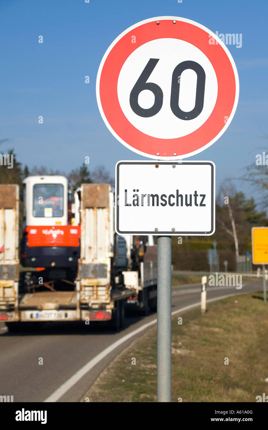 A speed limit Stock Photo - Alamy