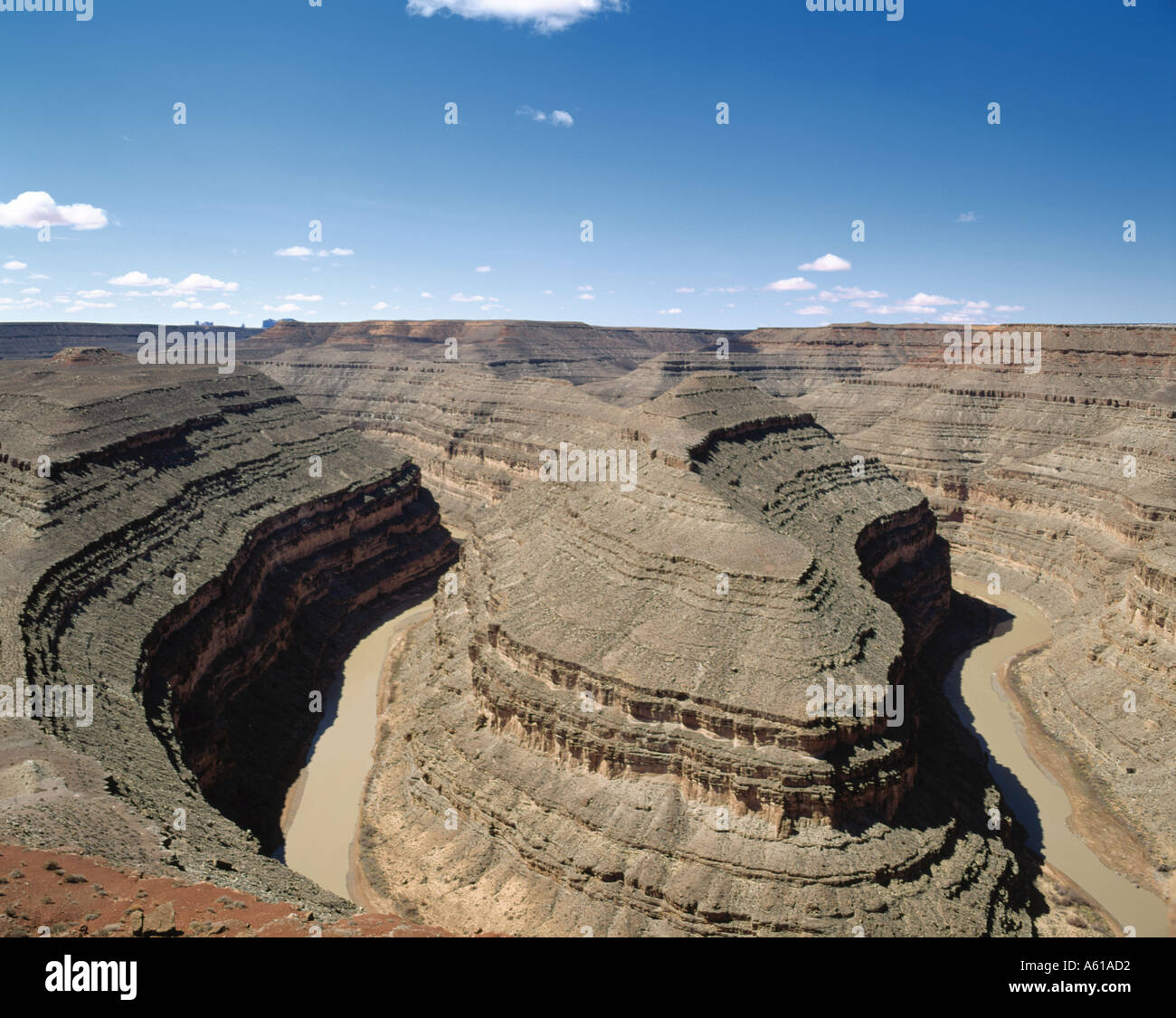 Gooseneck State park Utah USA Stock Photo - Alamy