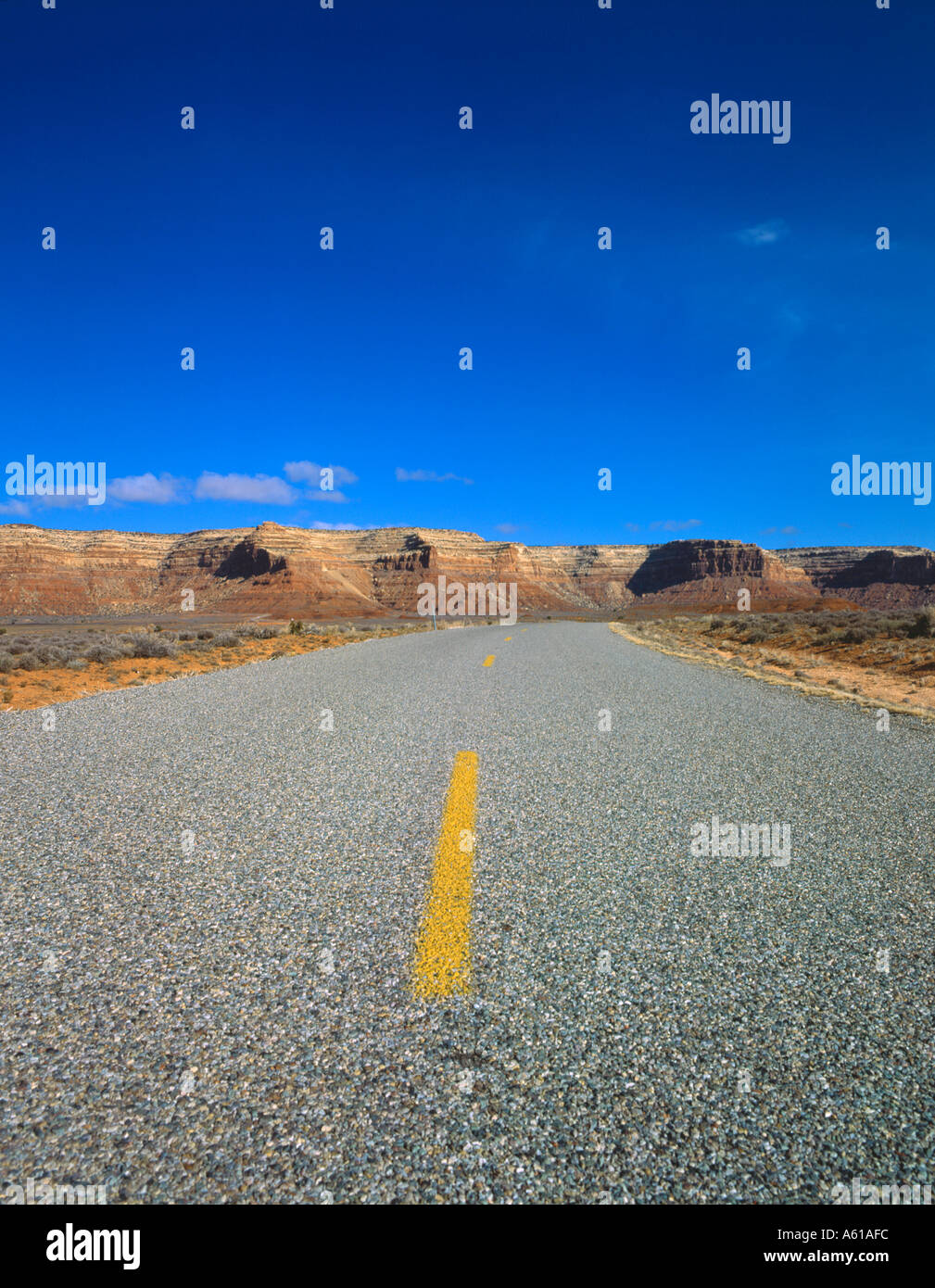 Road shot Utah USA Stock Photo - Alamy