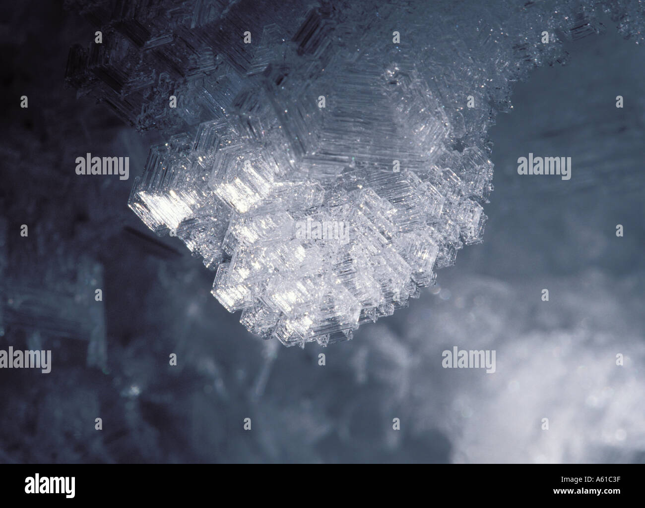 Ice crystals in a permafrost cave Stock Photo - Alamy