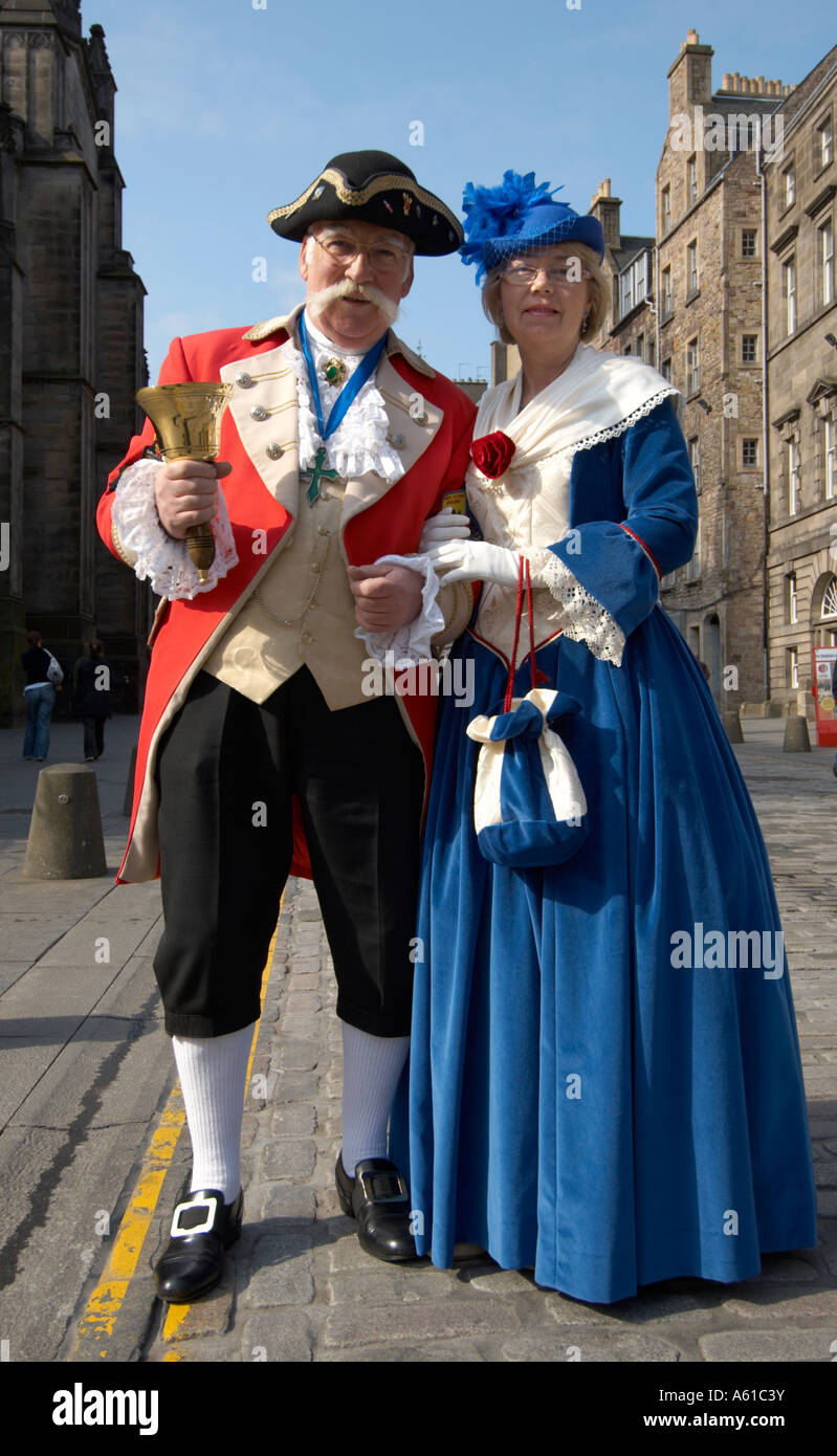 Fancy dress town crier hi-res stock photography and images - Alamy