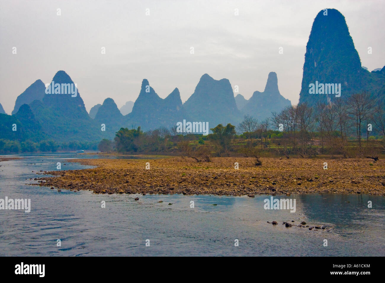 Li River Guilin China JMH2374 Stock Photo - Alamy