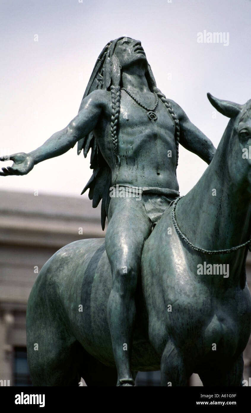 Cyrus Dallin's Appeal to the Great Spirit outside the Museum of Fine ...