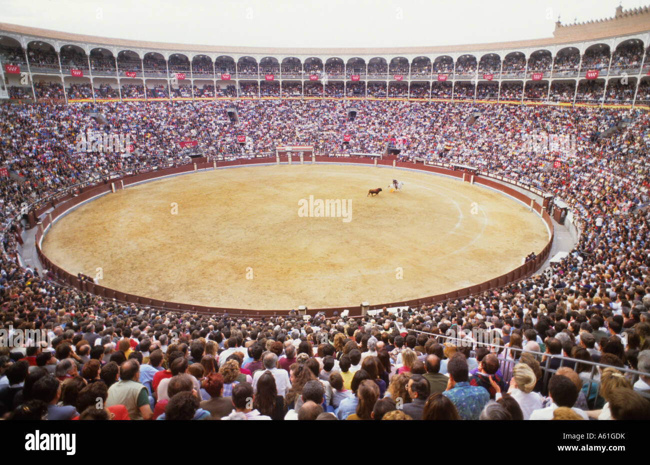 Life in Spain the crowds and the excitement of the sport of bull ...