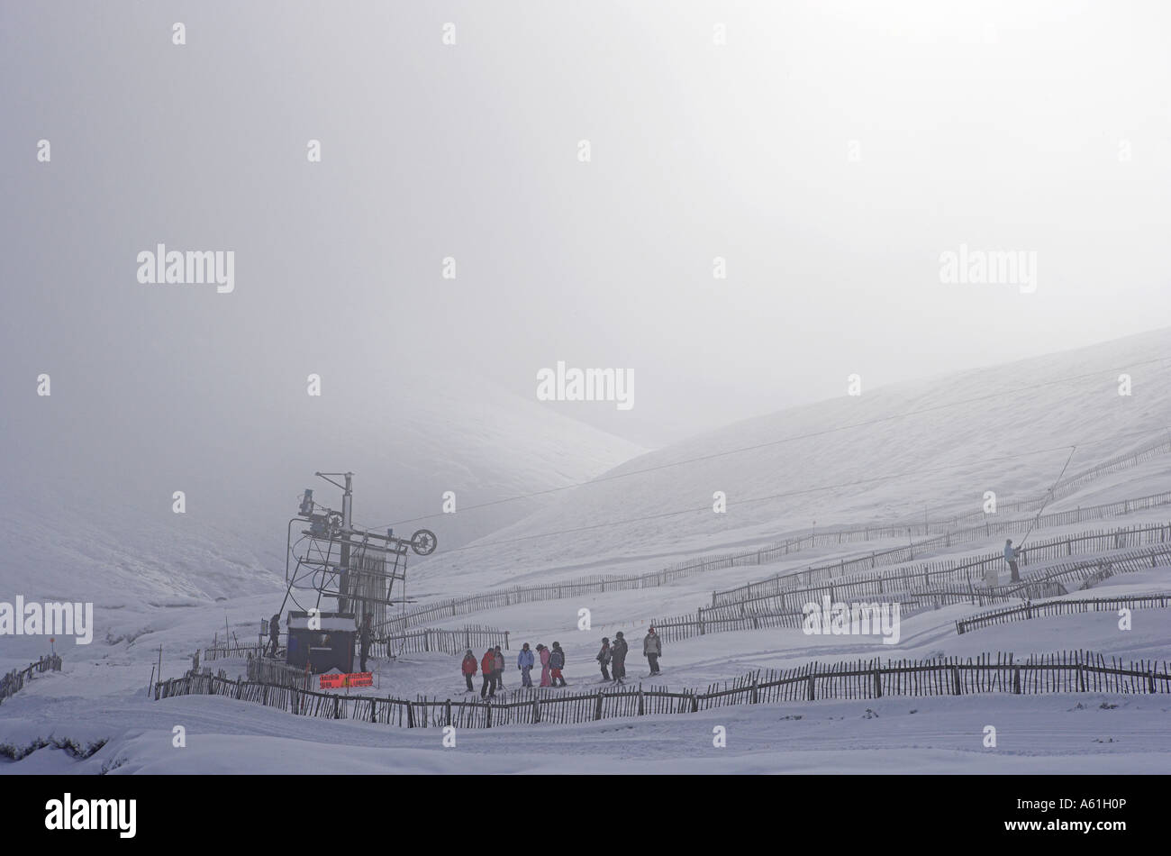 Lecht Ski centre in the Cairngorms of Scotland Stock Photo - Alamy