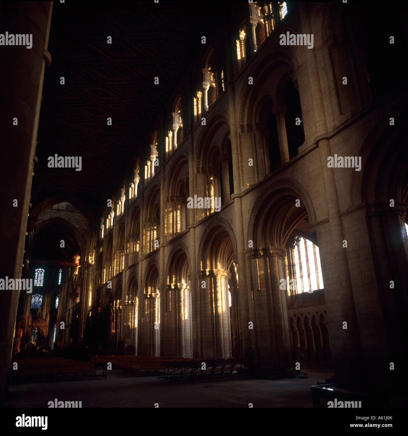 Inside Peterborough Cathedral is dedicated to Saint Peter Saint Paul ...