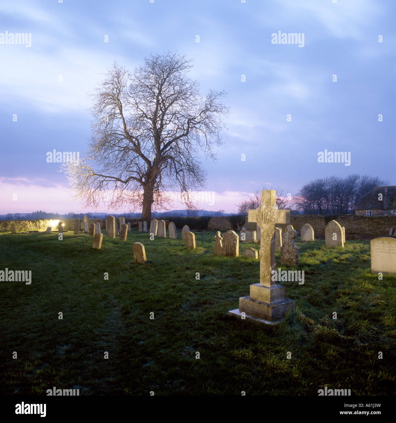 Village of Fotheringay where Mary Queen of Scots was beheaded 1587 ...