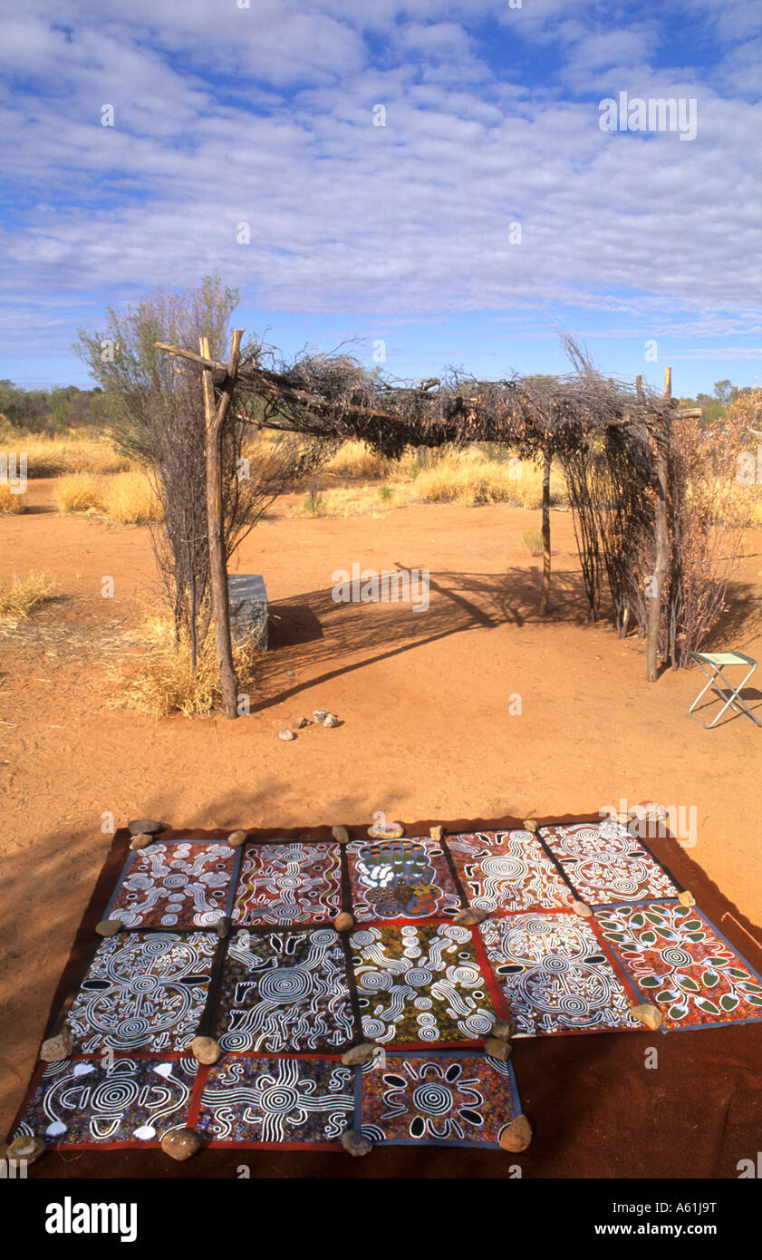 Near Alice Springs Outback Australia the Aboriginal ancient people and ...