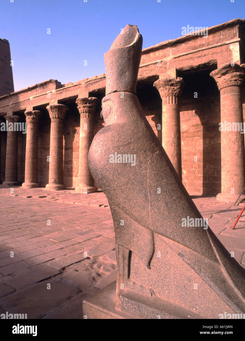 Egypt Edfu Temple of Horus Stock Photo - Alamy