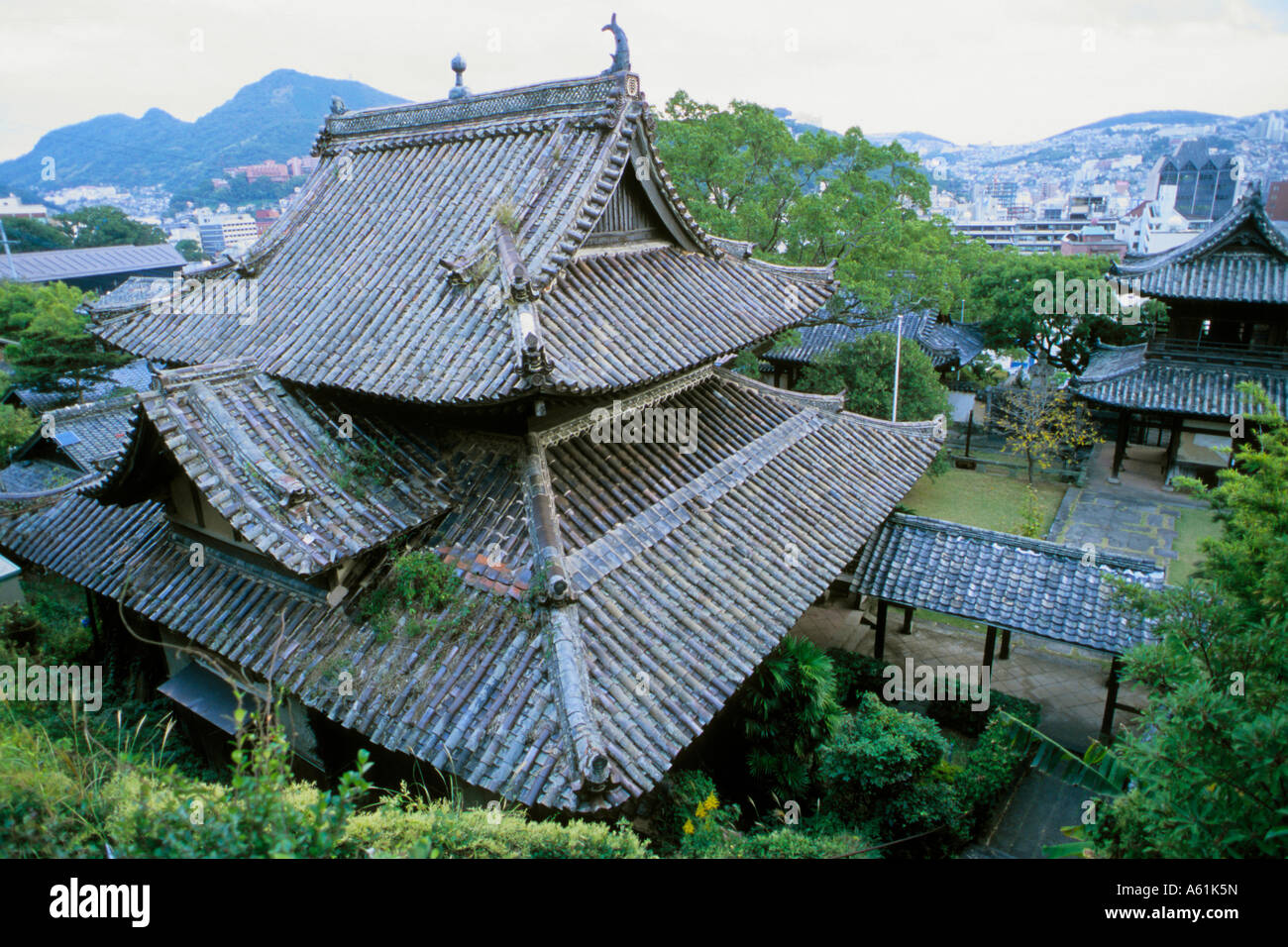 Japan Kyushu Nagasaki Shofuku ji temple Stock Photo - Alamy