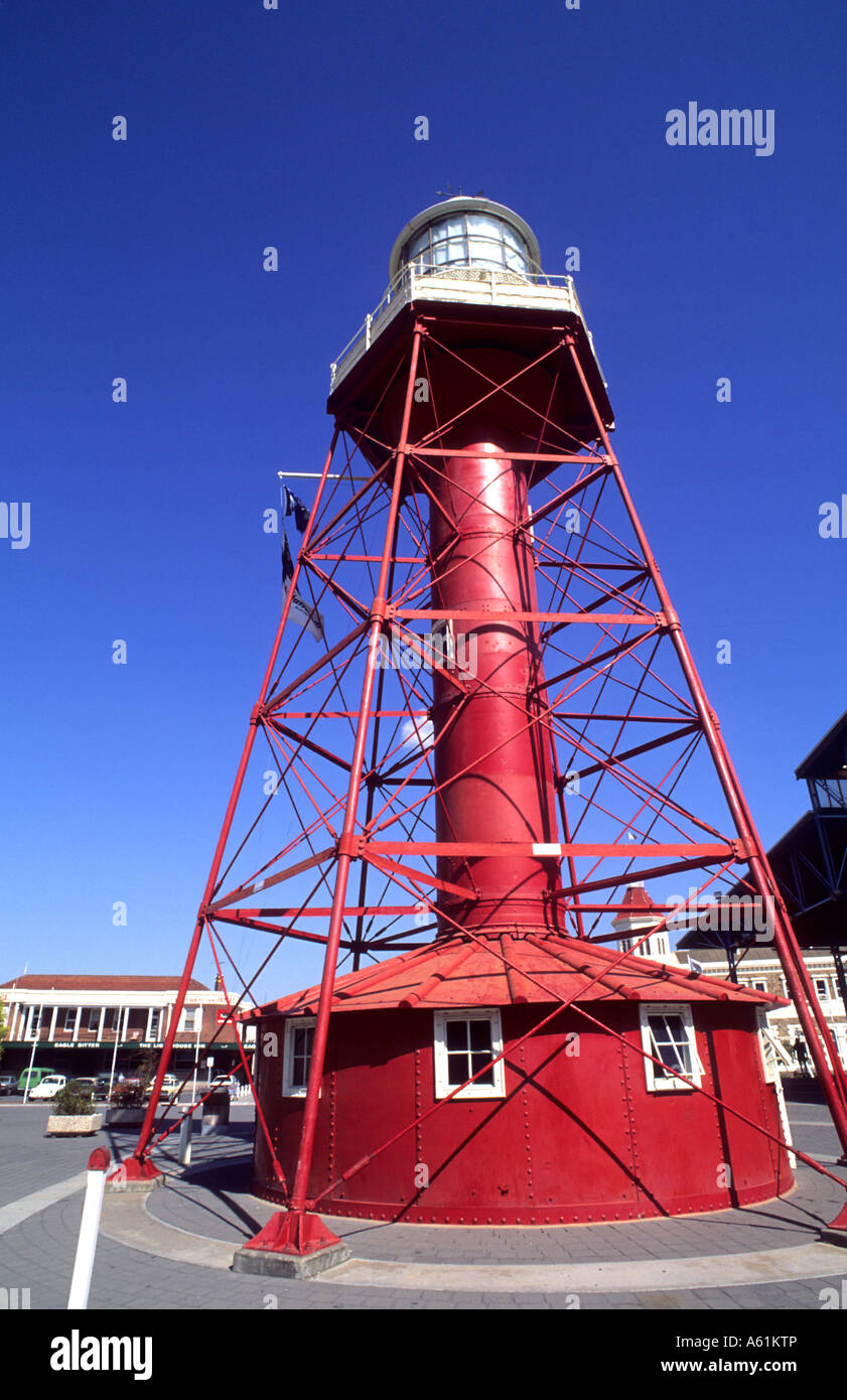 Lighthouse in harbour in Adelaide Australia Stock Photo - Alamy