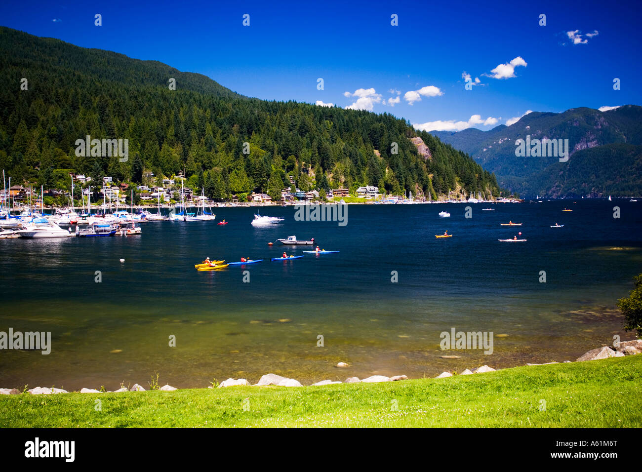 deep cove on a sunny summer day Stock Photo - Alamy